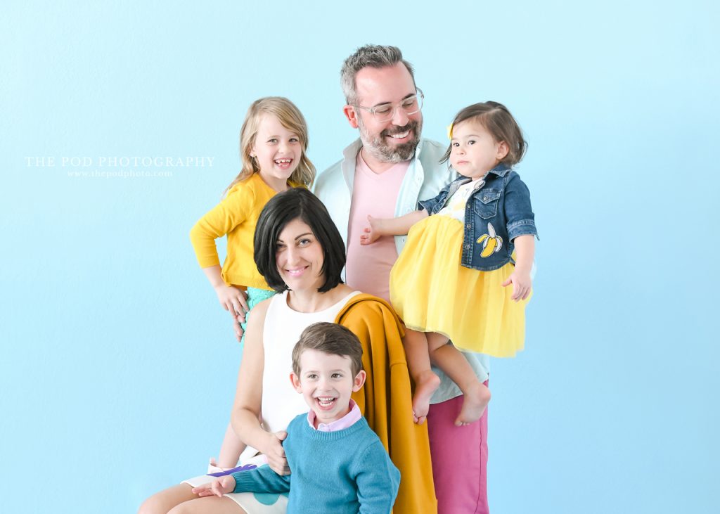 Bold and Colorful Hollywood Family Portraits | The Pod Photography