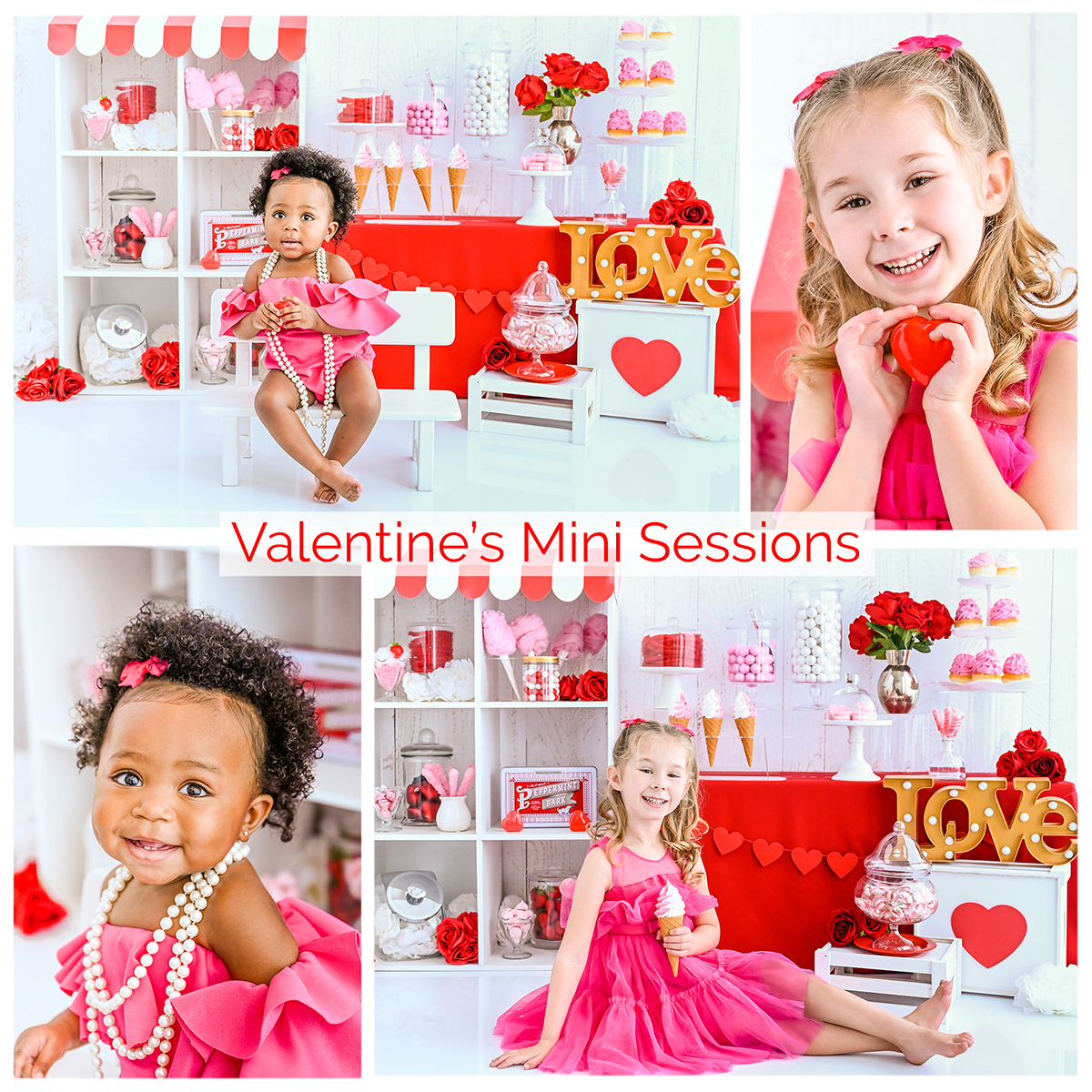 Valentine’s Day Mini Portrait Sessions For Kids - Los Angeles based photo studio, The Pod ...